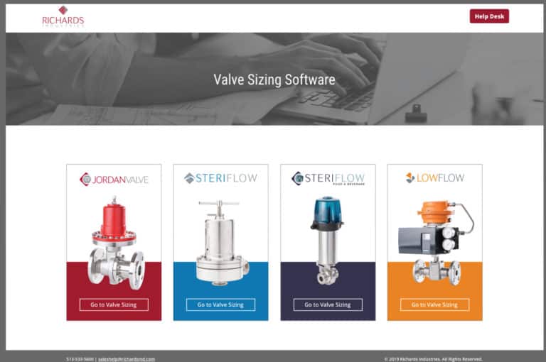 Valve Sizing Software | Steriflow Valve
