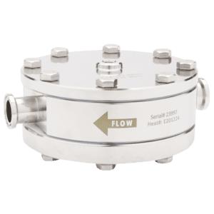 FD Series | Dome Loaded Sanitary Back Pressure Regulator | Wide Flow Range
